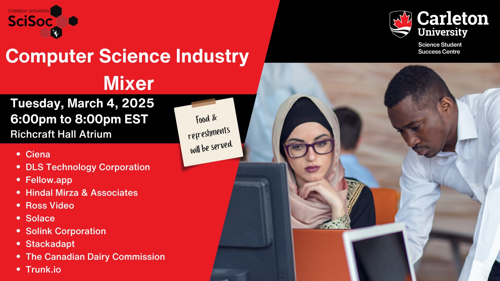 Computer Science Industry Mixer | Science Student Success Centre